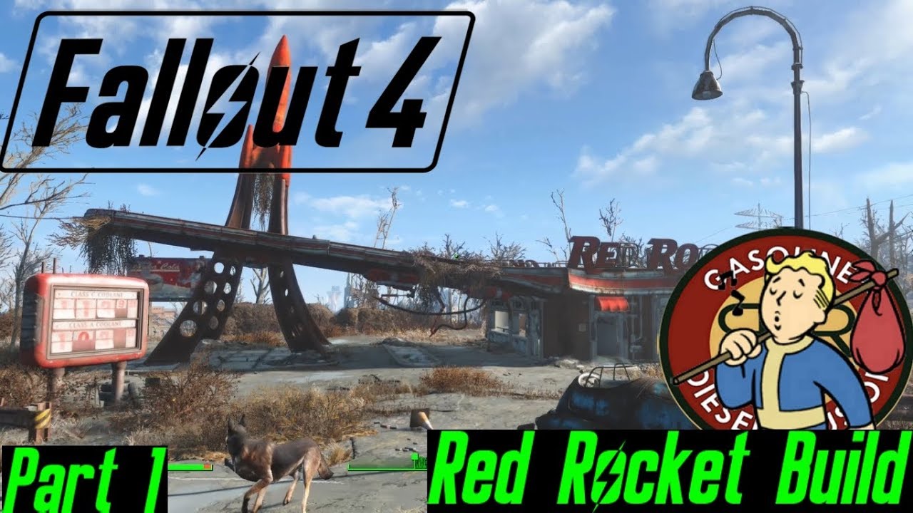 Fallout 4 Settlement Build | Red Rocket Truck Stop Part 1 - YouTube