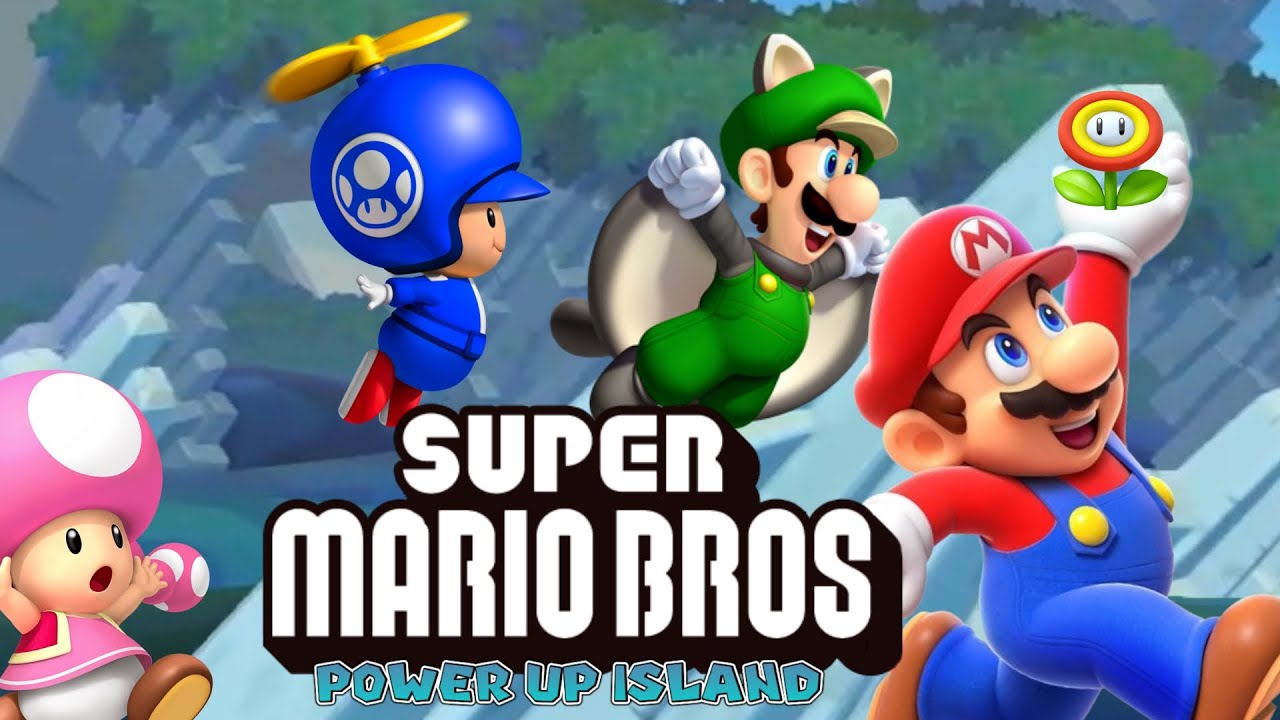 Super Mario Bros Power Up Island: Reveal Trailer - YouTube