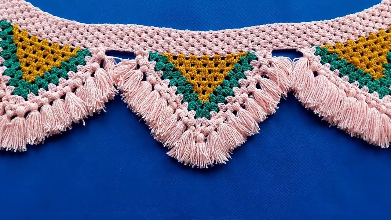 DIY - DOOR HANGING TORAN FROM WOOLEN || BEAUTIFUL WALL HANGING TORAN ...