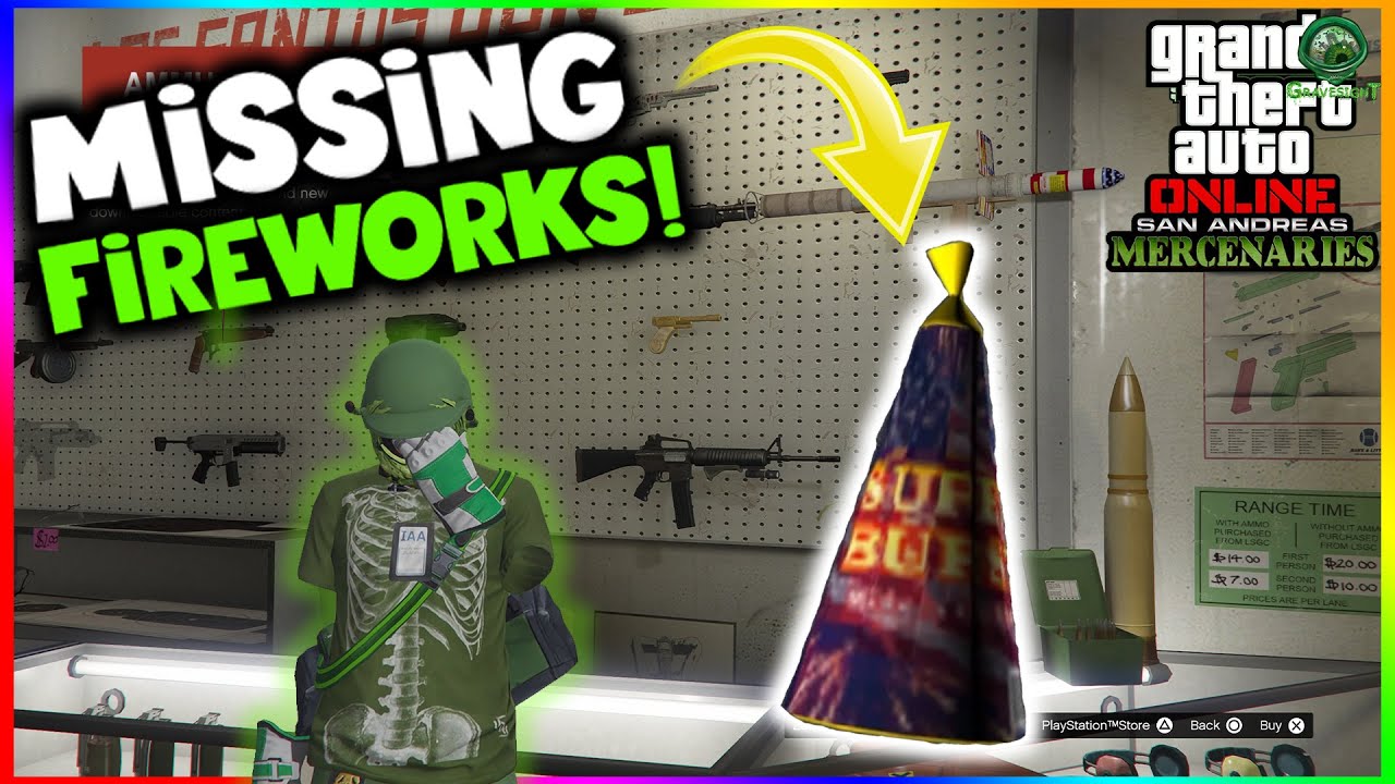 Missing FireWorks! - Ground FireWorks Taken Out of The Game 10 Years ...