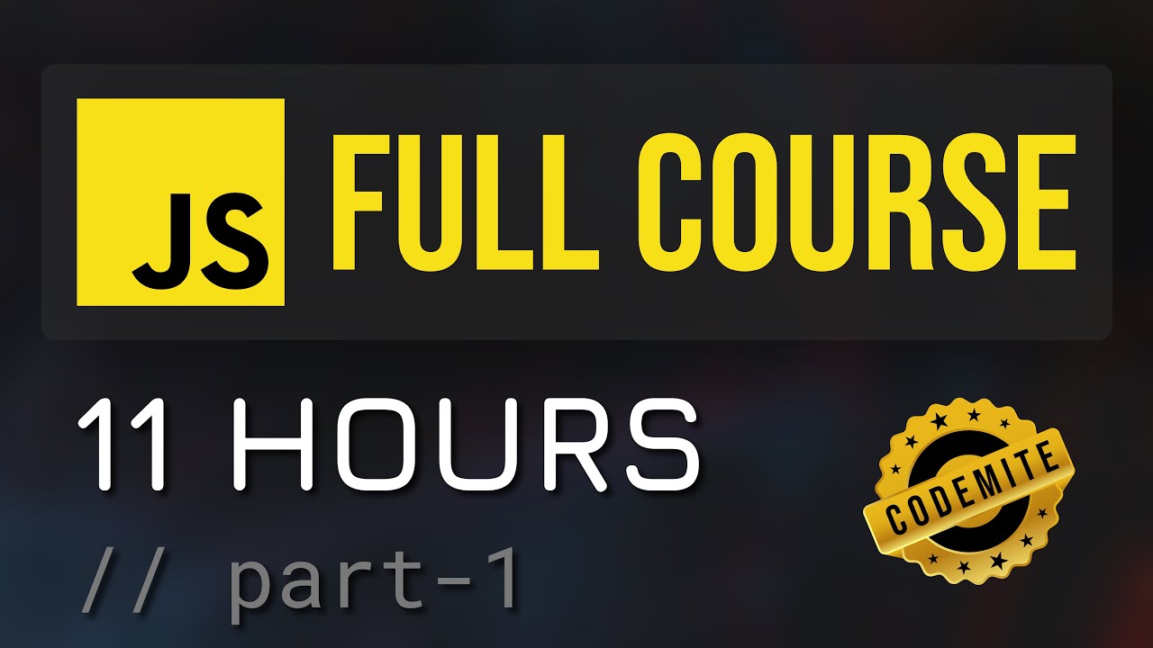 Javascript Full Course Learn Javascript In 11 Hours Hindi Youtube