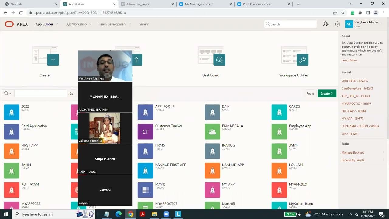 ORACLE APEX Session - PWA Training - YouTube