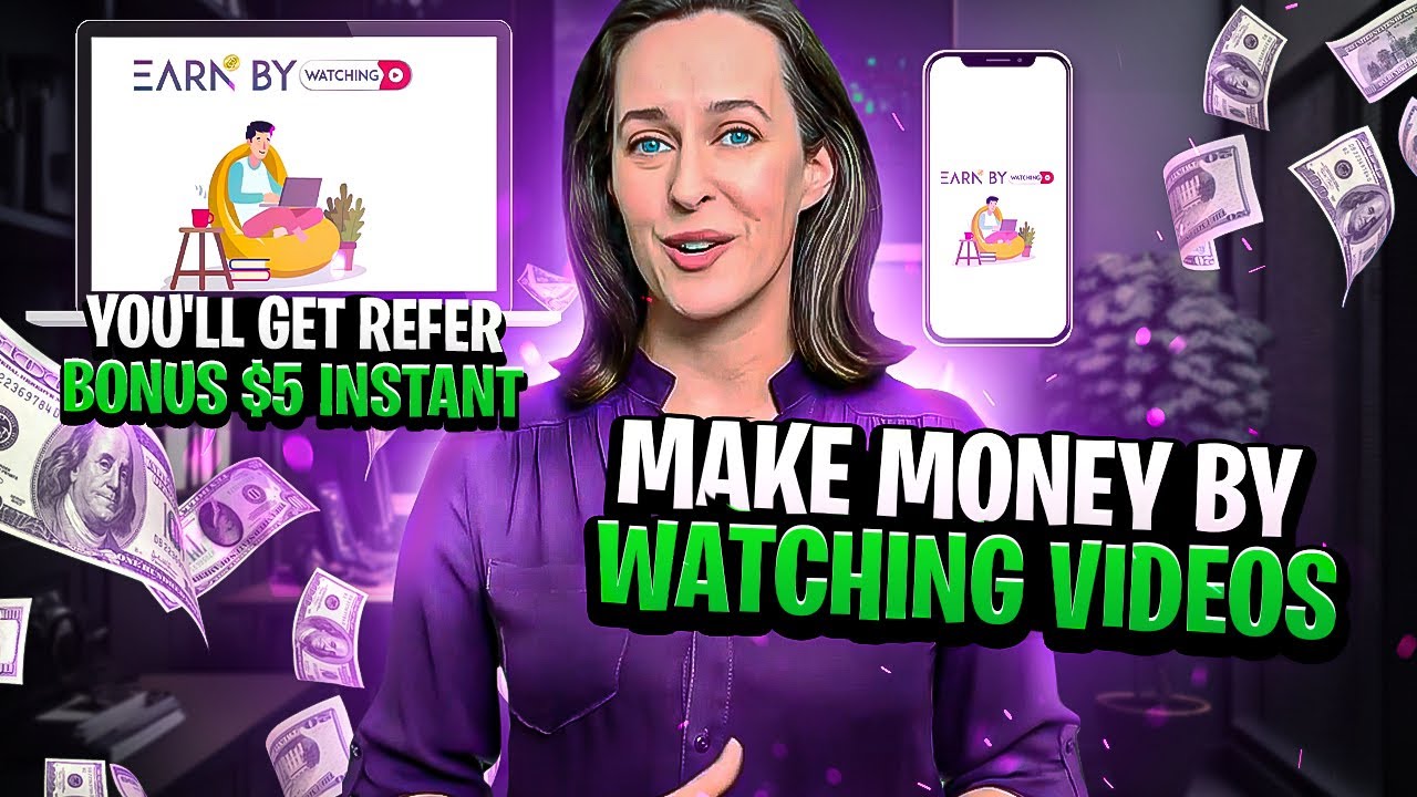 how to Earn Money by Watching Videos Online | Earn By Watching - YouTube