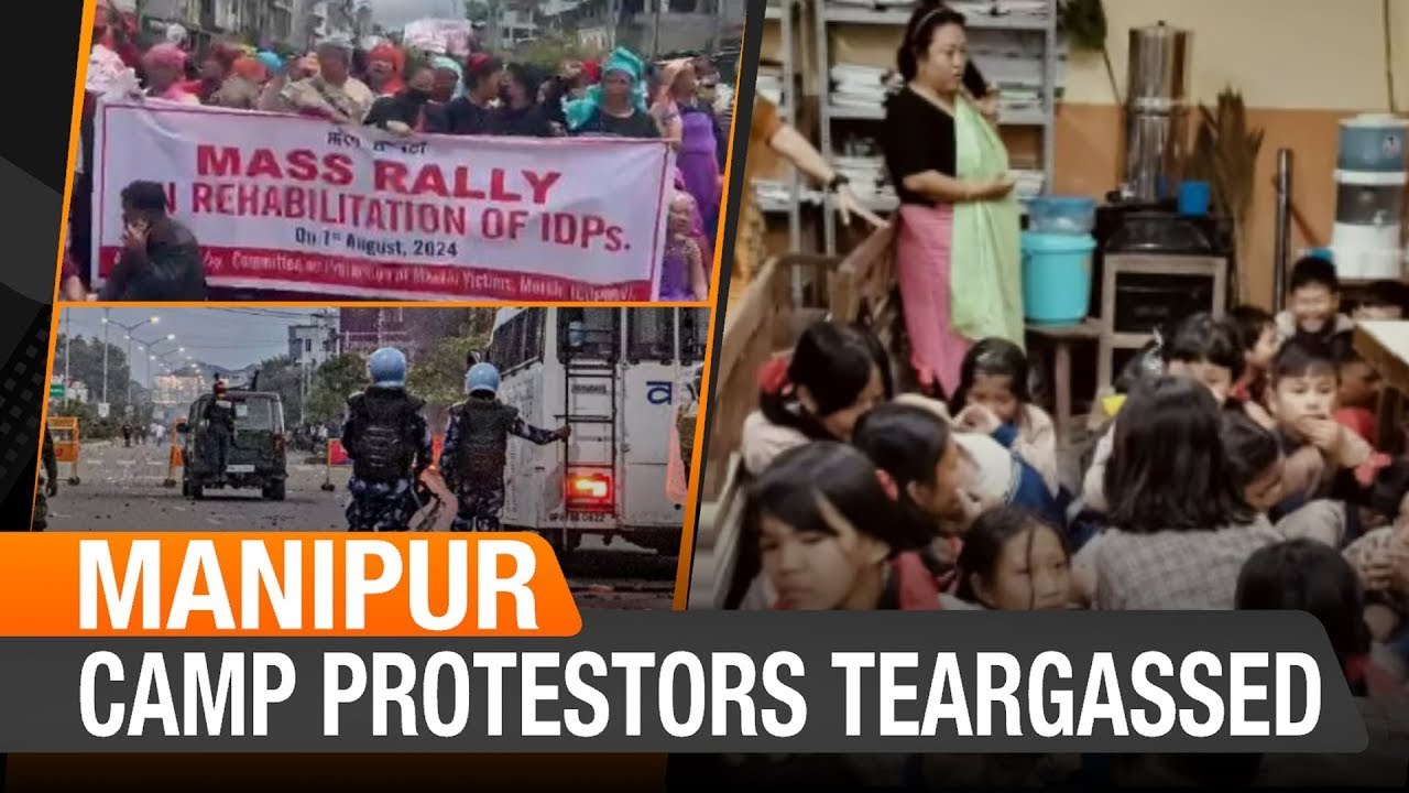 Manipur Violence | Clashes in Imphal after security forces fire teargas ...