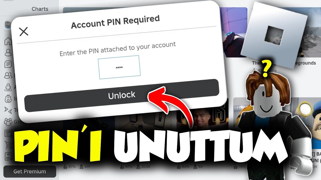 Roblox Pini Unuttuysanız Nasıl Değiştirilir | Roblox Pinini Sıfırla ...
