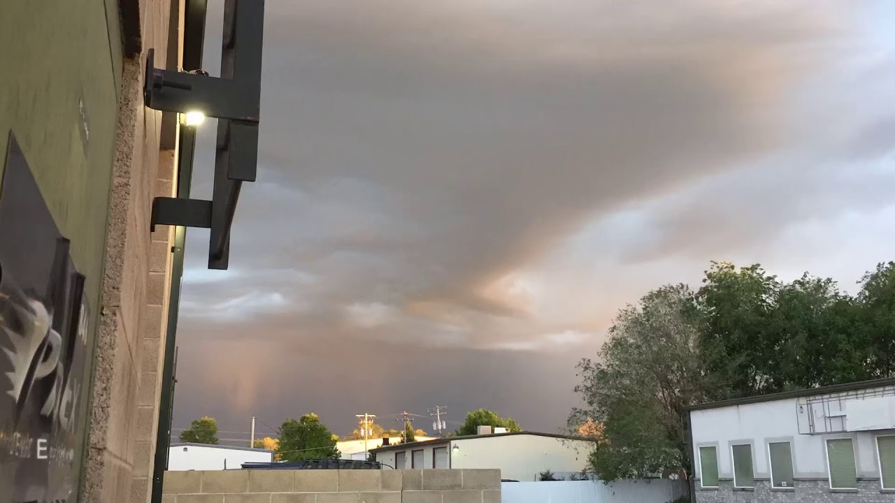 Late afternoon/ evening thunderstorm hitting salt lake county from Utah ...