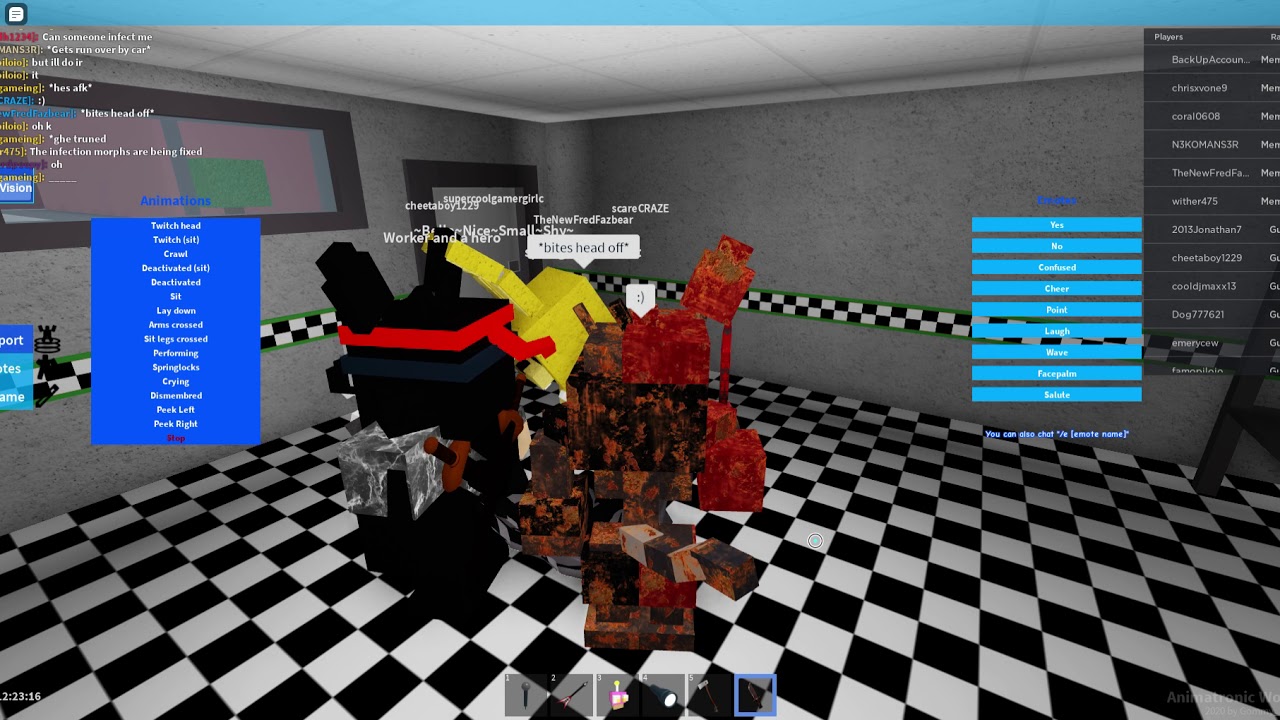 Roblox animatronic world - YouTube