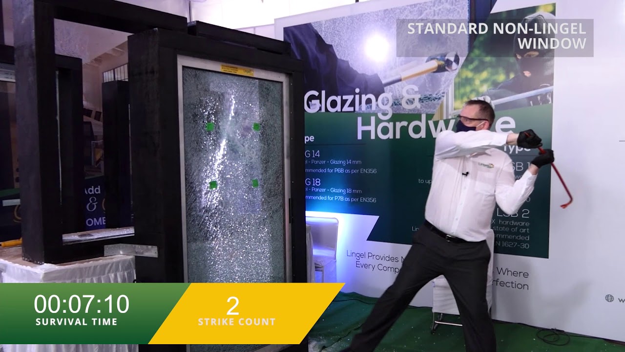 Lingel security Days : The Ultimate Glazing test for LPG 18 - YouTube