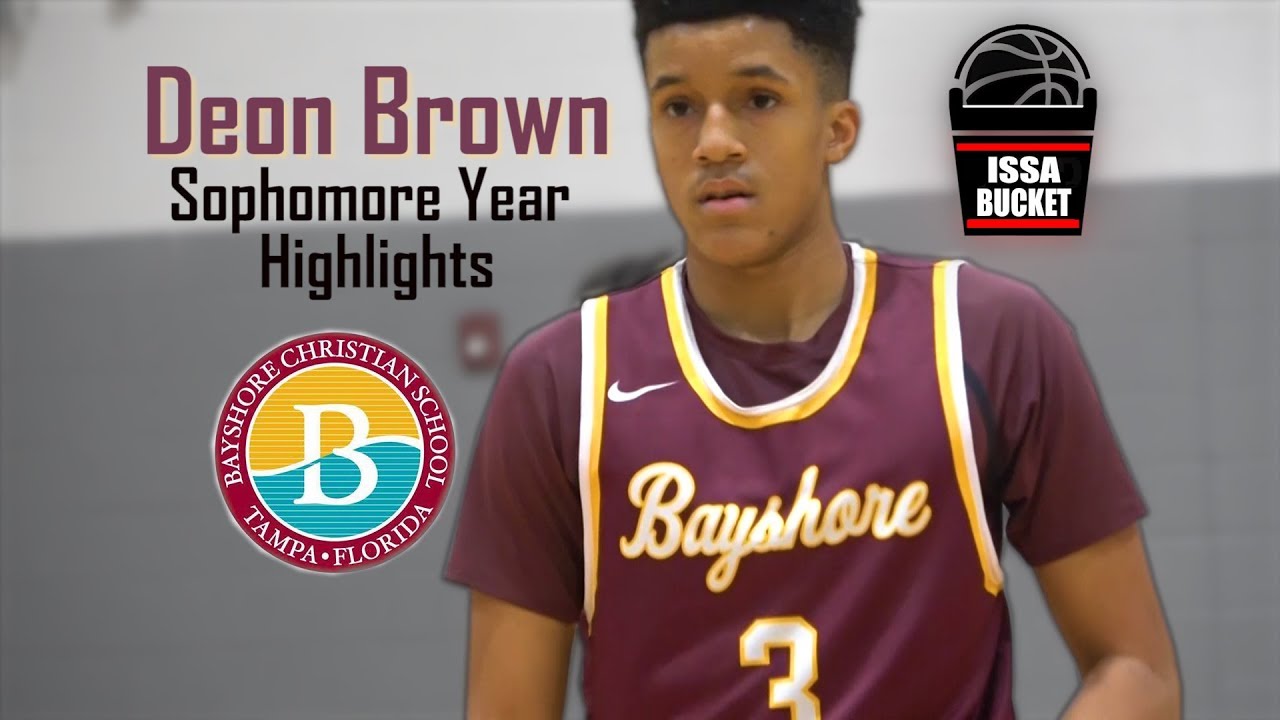 Deon Brown Sophomore Year Highlights! - YouTube