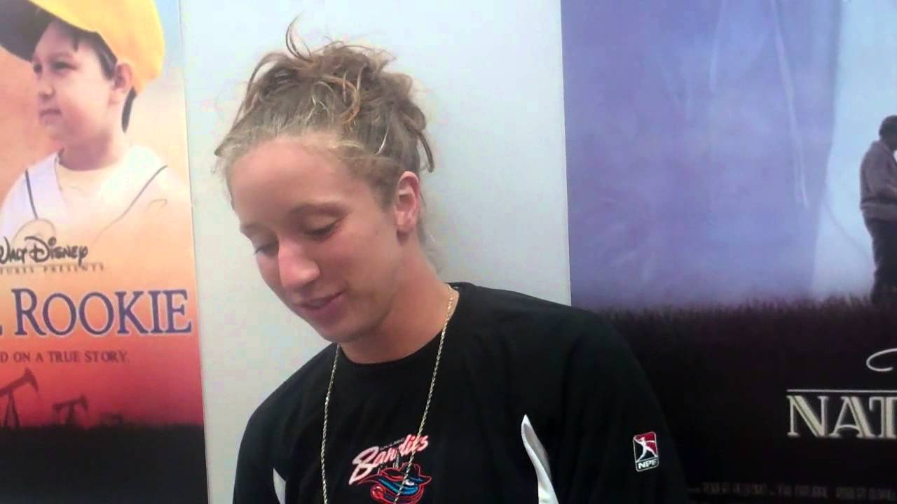 Chicago Bandits outfielder Megan Wiggins postgame 6.5.13 - YouTube