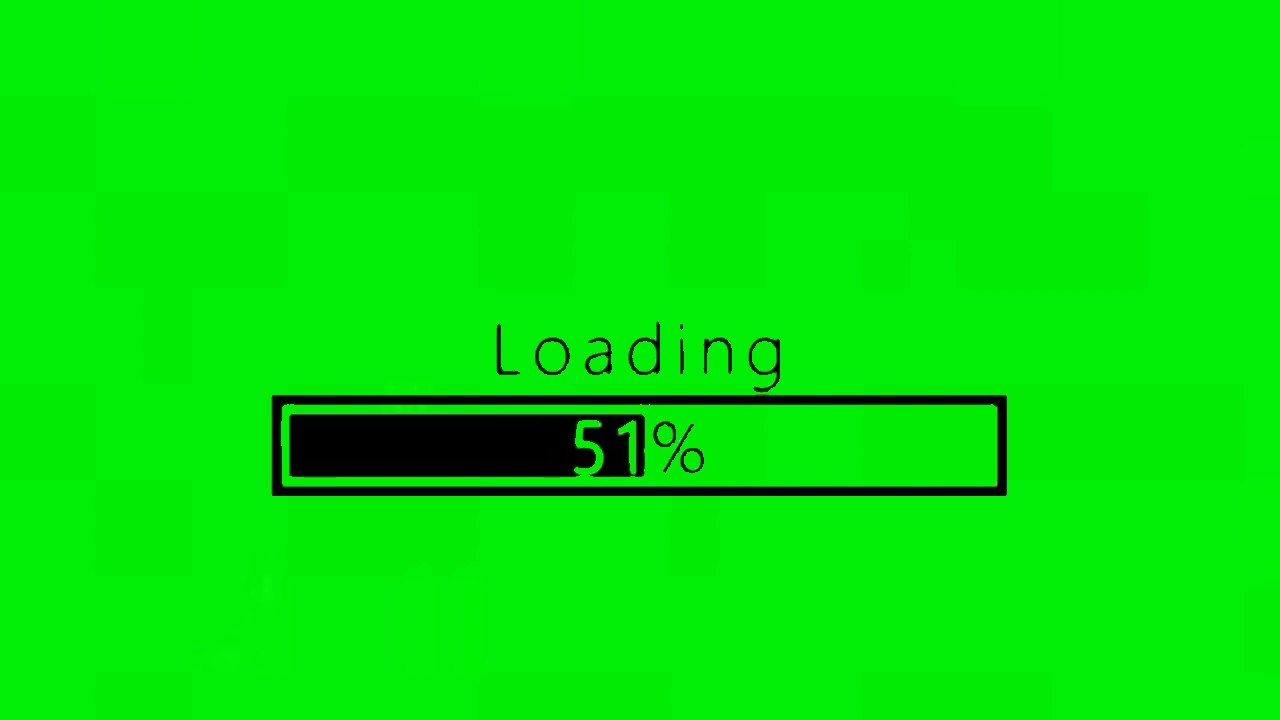 Loading animated green screen black and whit - YouTube