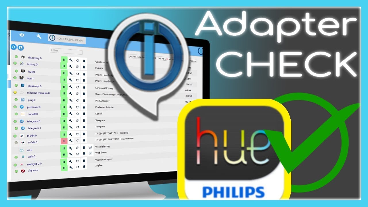 Was kann der HUE ADAPTER? ️ ioBroker Adapter CHECK #1 - YouTube