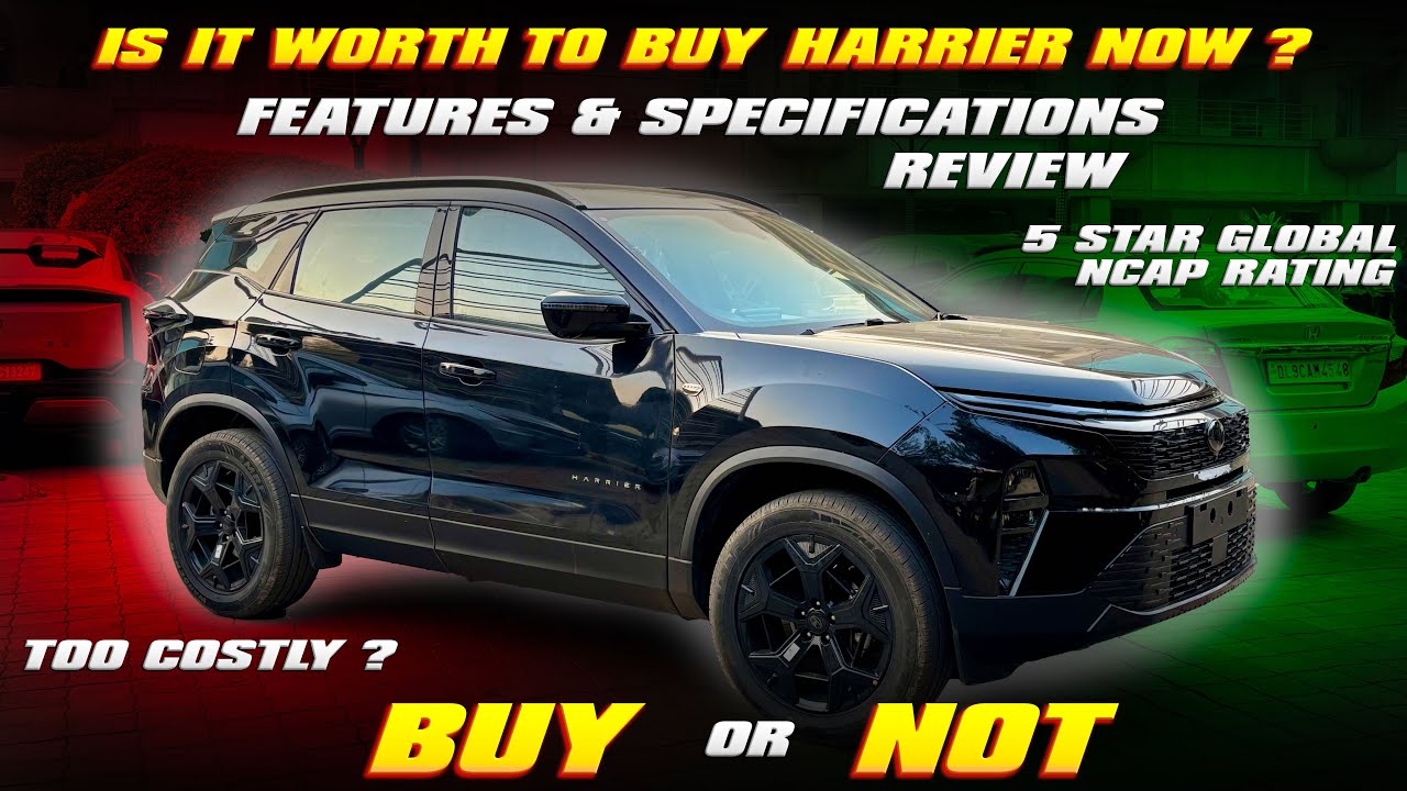 Tata Harrier Adventure Plus Dark Edition Review - Features and ...