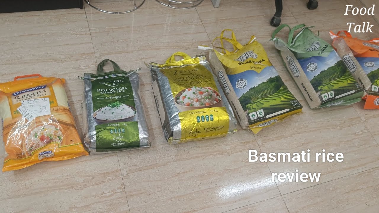 6 different basmati rice review with details| Food review| Food Talk ...