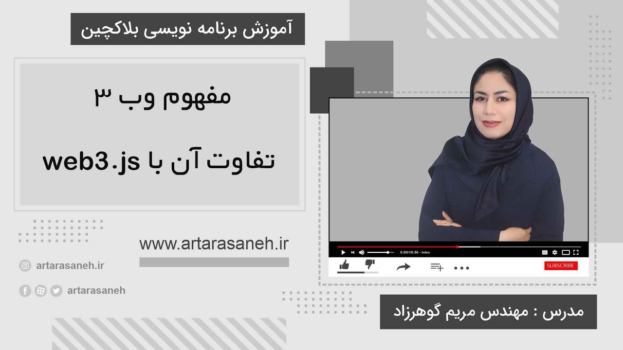 مفهوم وب ۳ و آموزش برنامه نویسی web3.js - YouTube