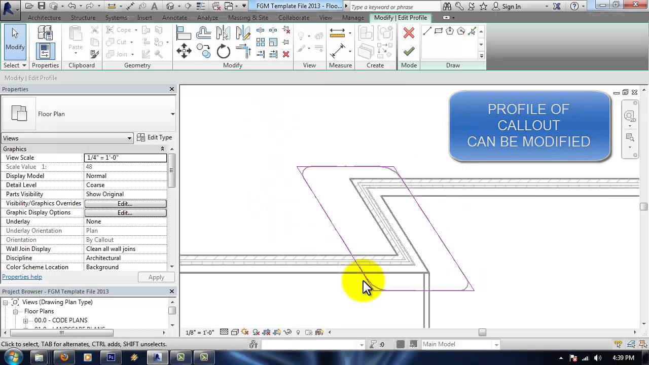 Revit 2014: Non-rectangular Callouts and Crop Regions - YouTube