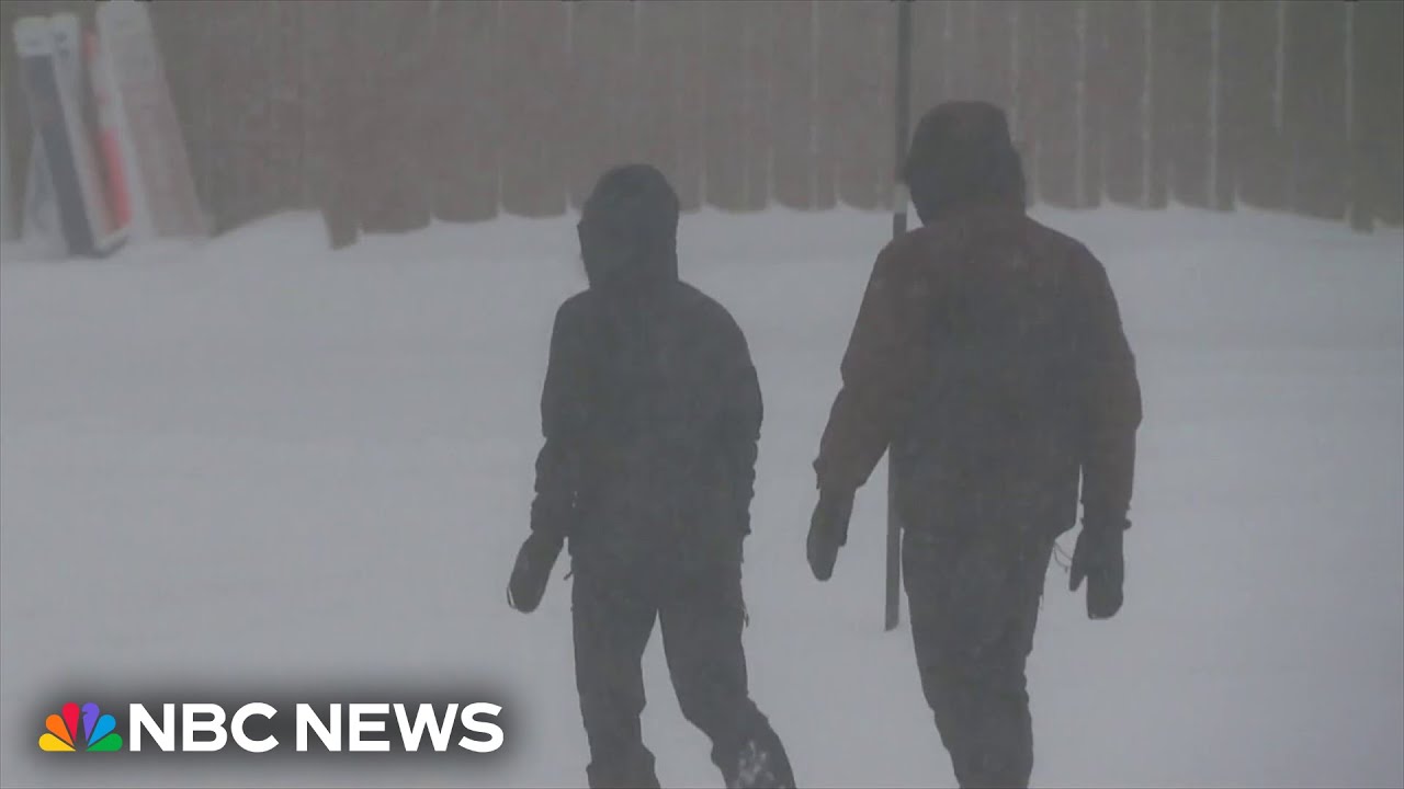 Weekend forecast: Wind, snow, ice and rain to affect millions - YouTube