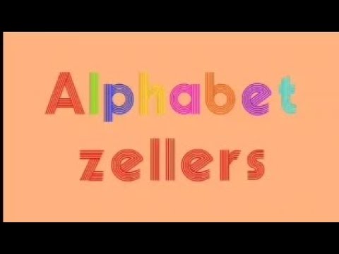 Alphabet zellers a to z - YouTube