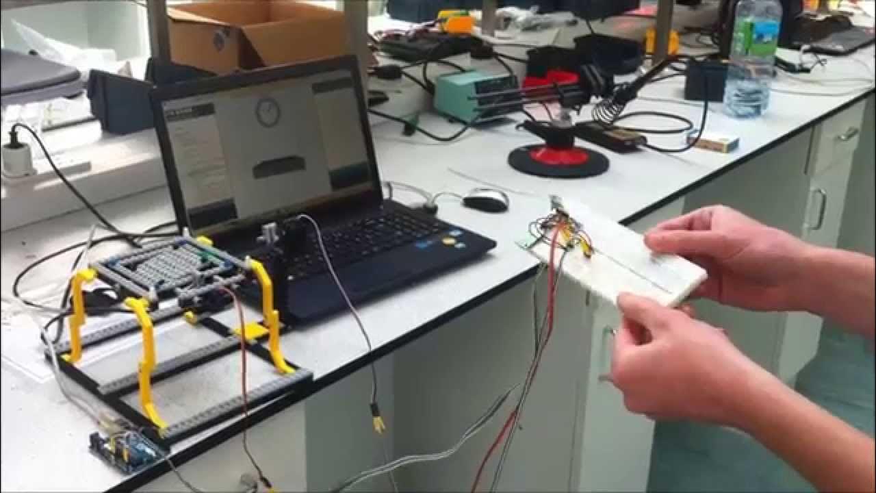 Accelerometer application (Arduino & Processing 2) - YouTube