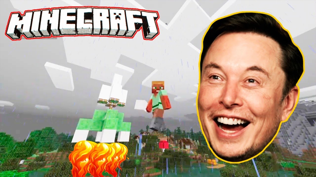 Elon Musk in Minecraft - manufacture and Launching a rocket in ...