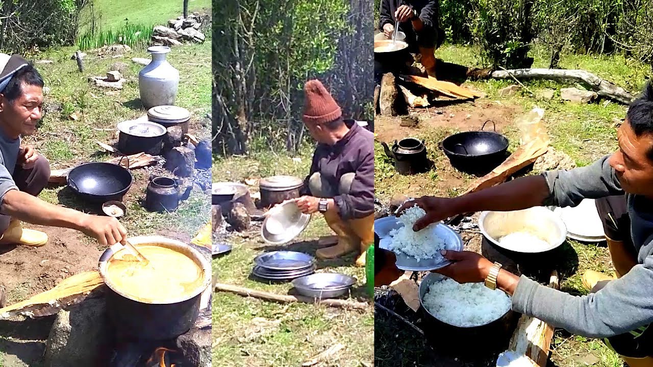FOOD PArty in Himalayan Nepal || Herders' Picnic DAy || FOOD Festival ...