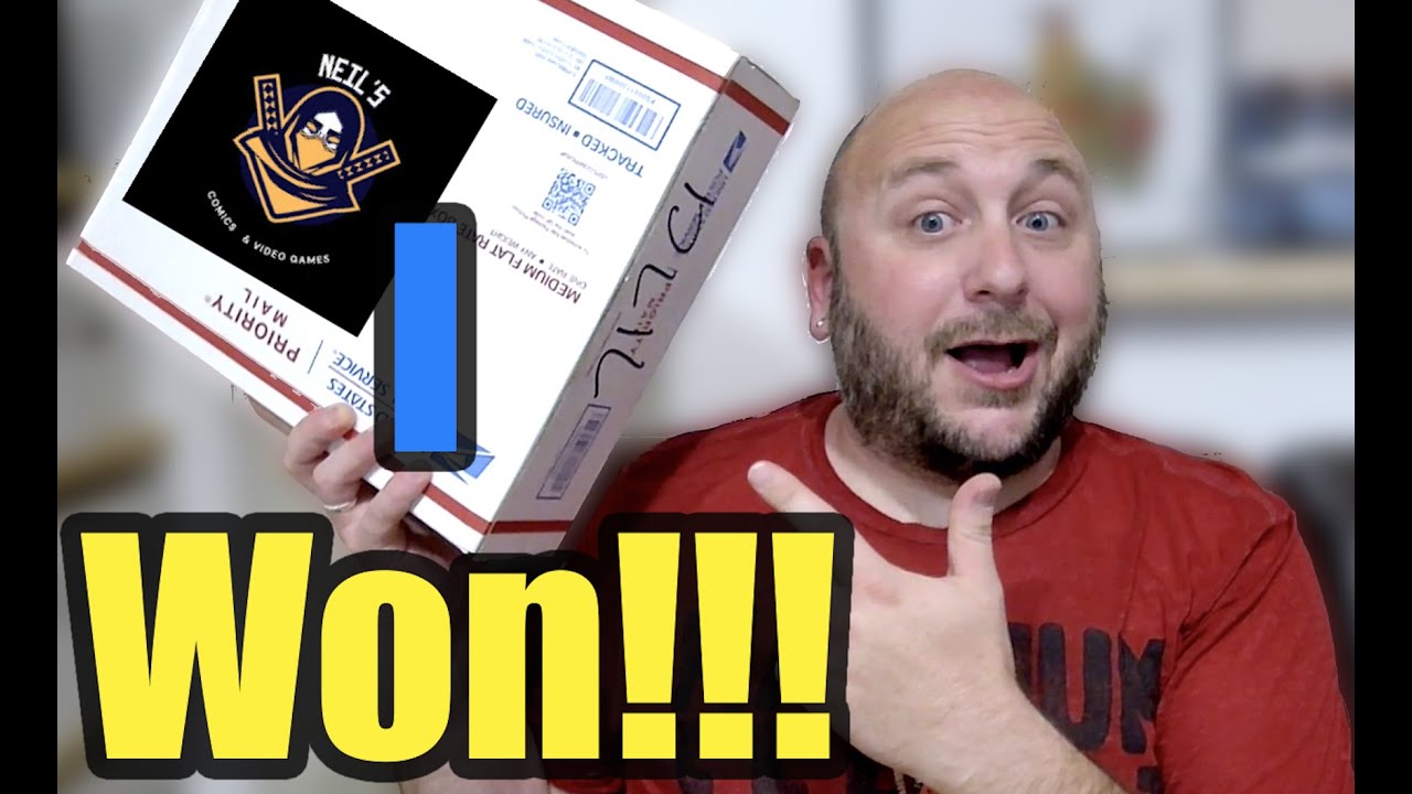 A Win from Neil's Comic and Video Games 300 Sub Giveaway!!! - YouTube