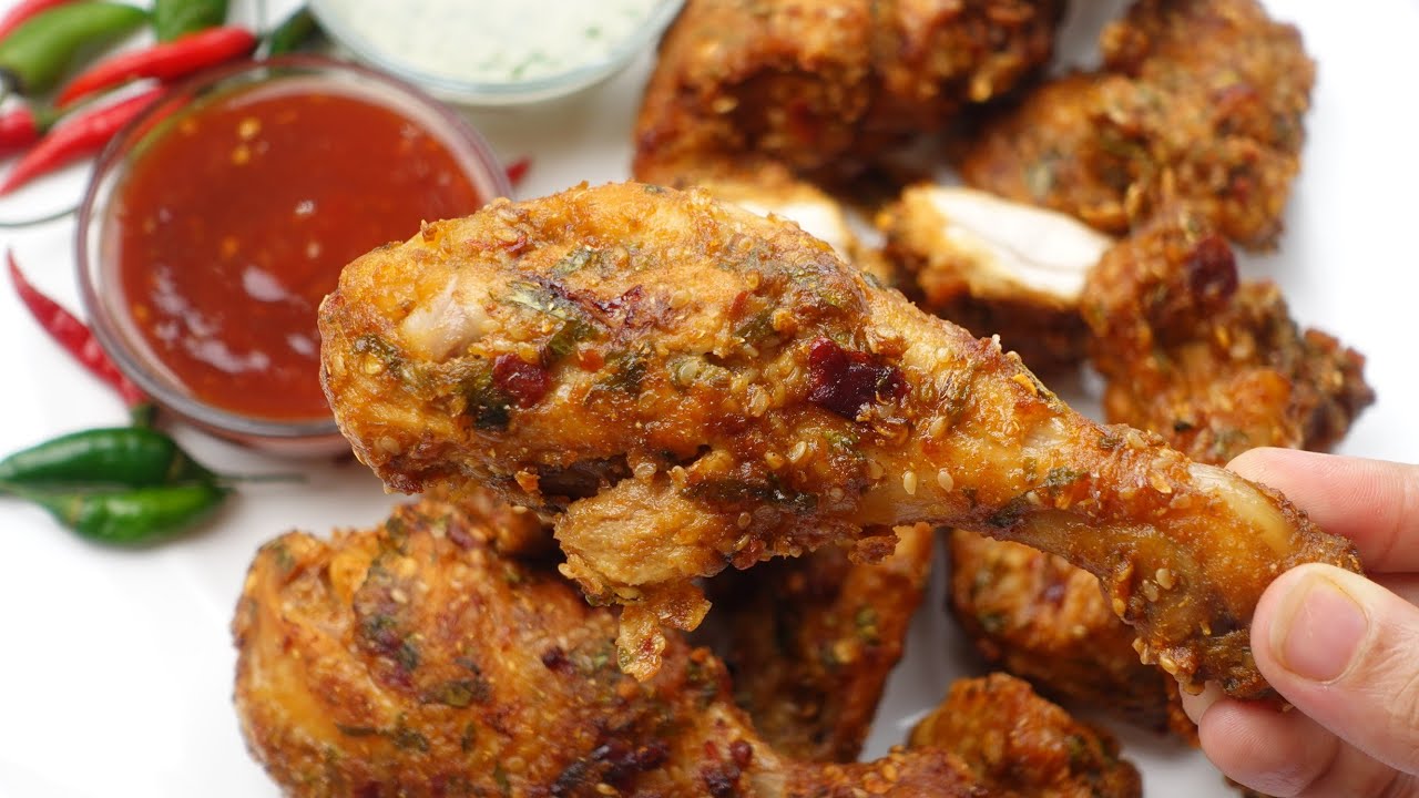 Chicken pakora,Fried Chicken By Recipes of the World - YouTube