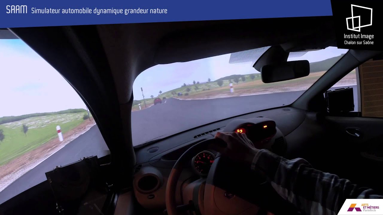 SAAM Simulateur automobile dynamique - YouTube