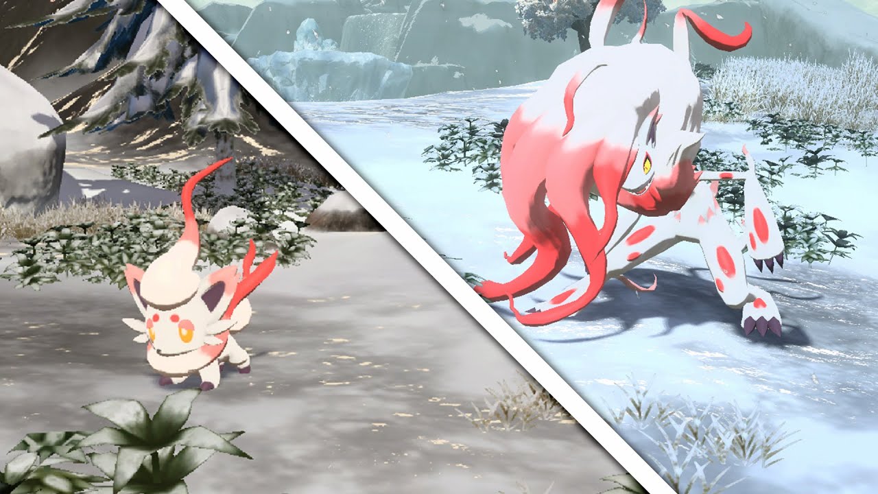 Where to find Hisuian Zoura and Zoroark in Pokemon Legends: Arceus ...