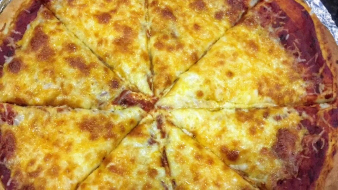 How To Make Easy Homemade Cheese Pizza | SD Tutorials - YouTube