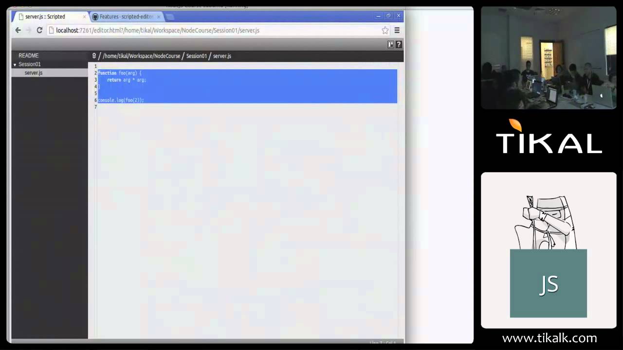 Node.js workshop - part 1 of 6 (HE) - YouTube