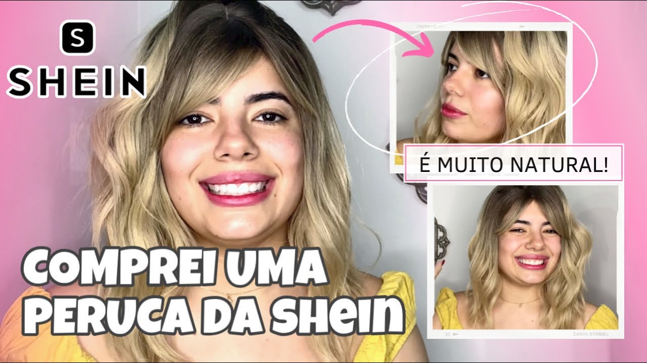 COMPREI UMA PERUCA DA SHEIN - YouTube