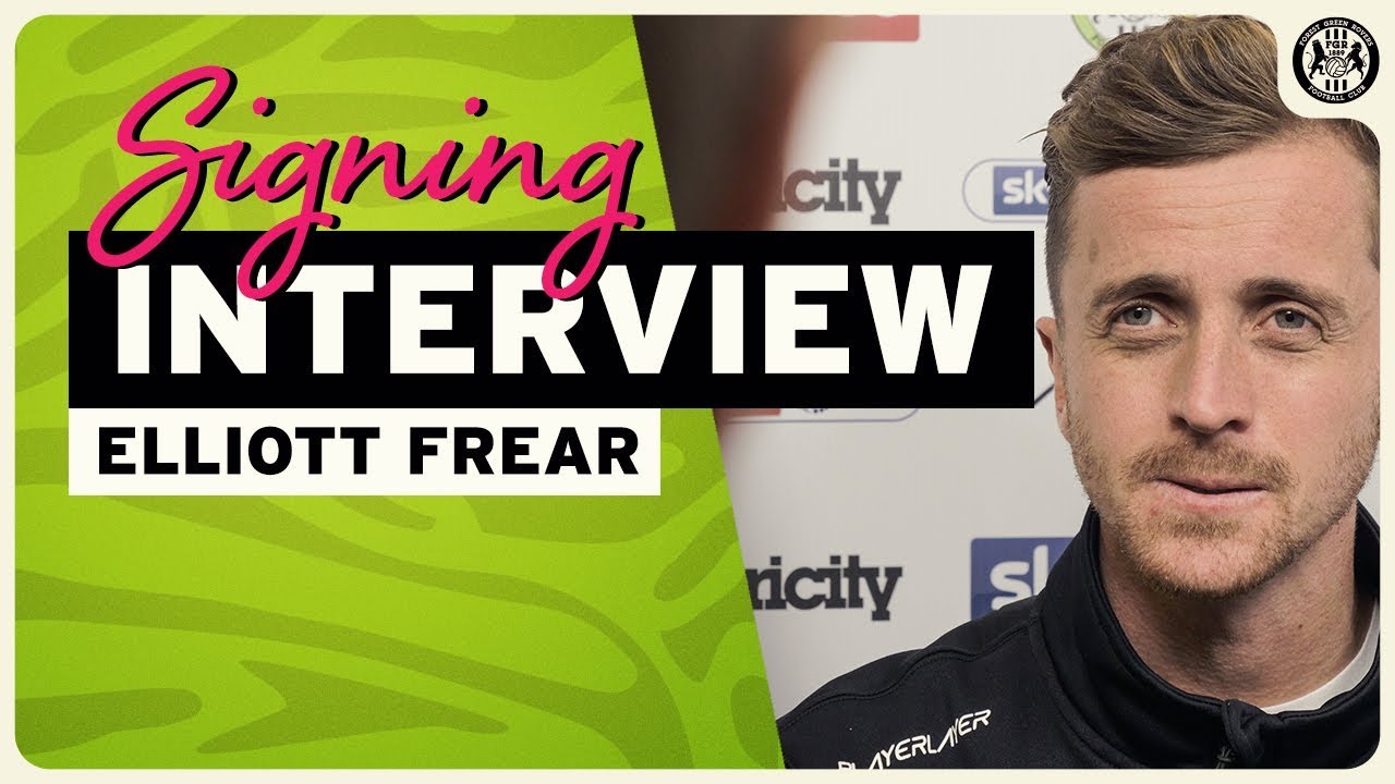 SIGNING | Elliott Frear re-joins Forest Green Rovers - YouTube