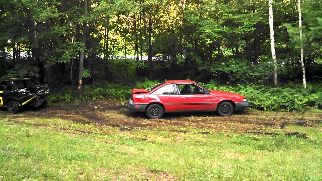 Backyard Demolition Derby - YouTube
