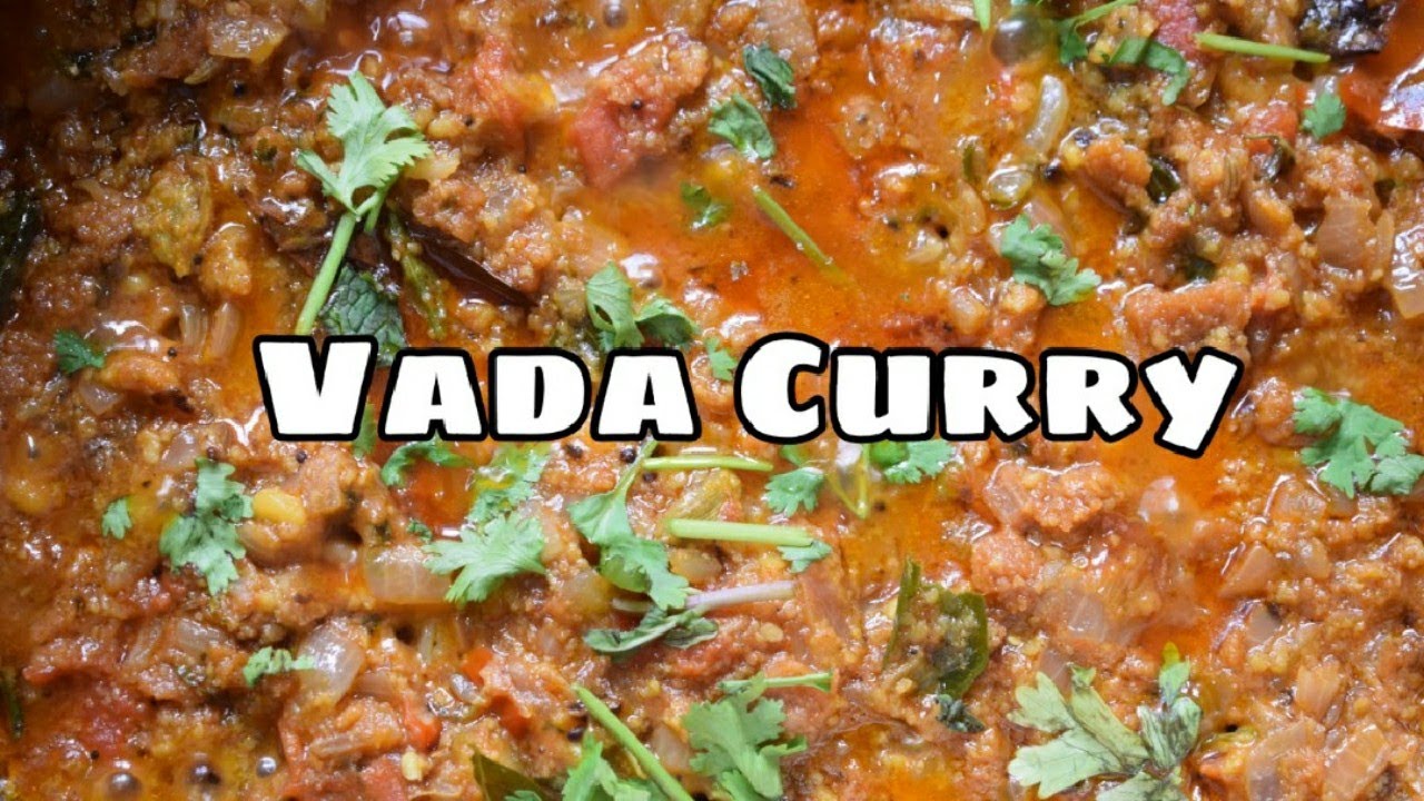 Vada Curry Recipe | Vada Curry | Side dish for Idli, Dosa - YouTube