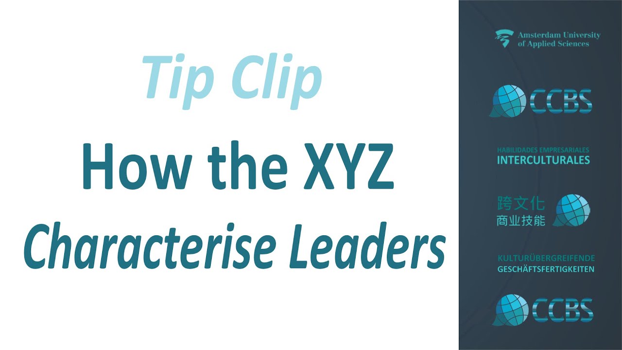 How the XYZ Characterise Leaders - YouTube