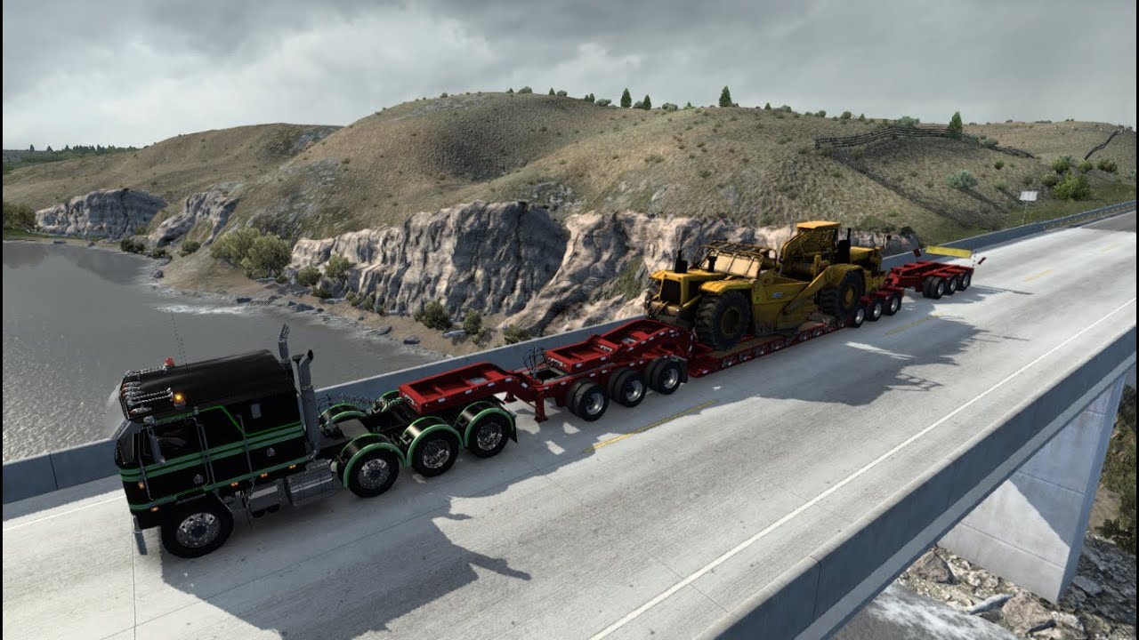 American Truck Simulator- Bulldog Trucking-ATS EXPANSION- K100E heavy ...