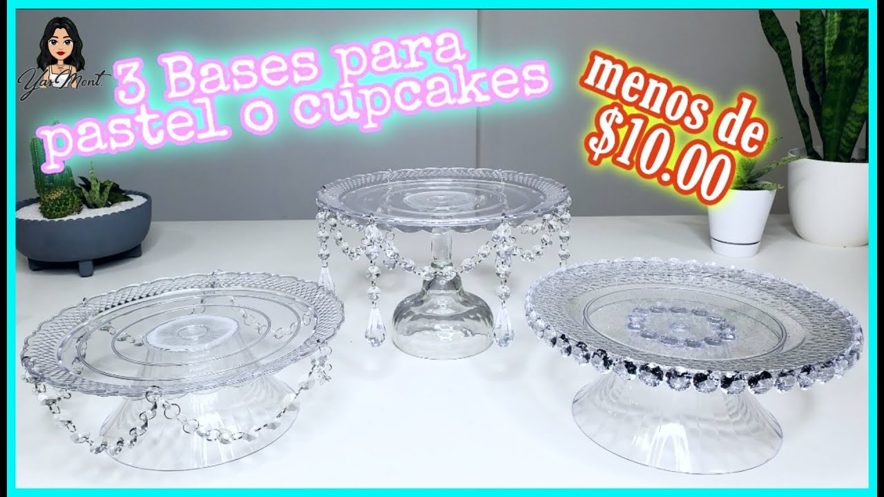 Base para pastel o cupcakes | Dollar tree DIY - YouTube