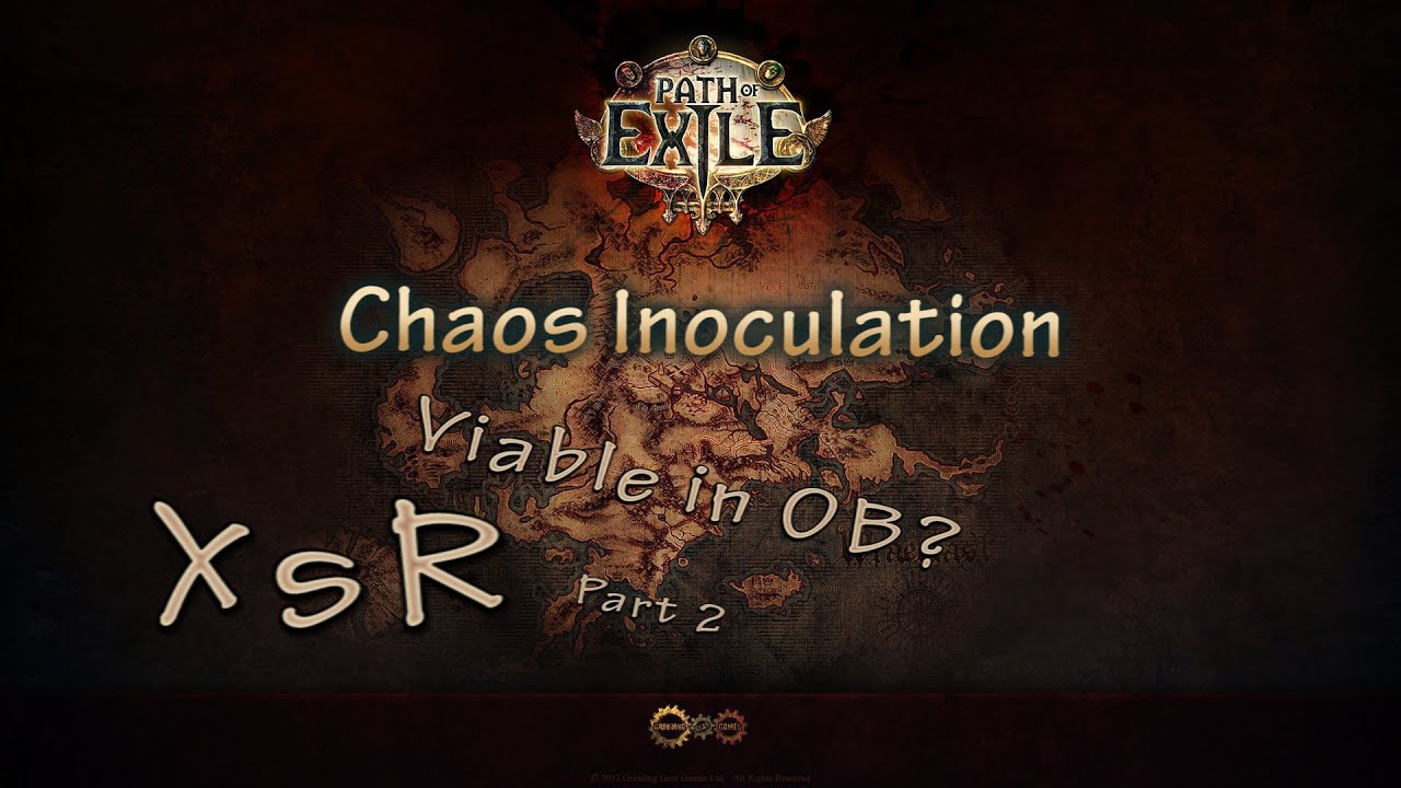 Path Of Exile : Ep 8 Chaos Inoculation in Open Beta? Viable? PART 2 ...