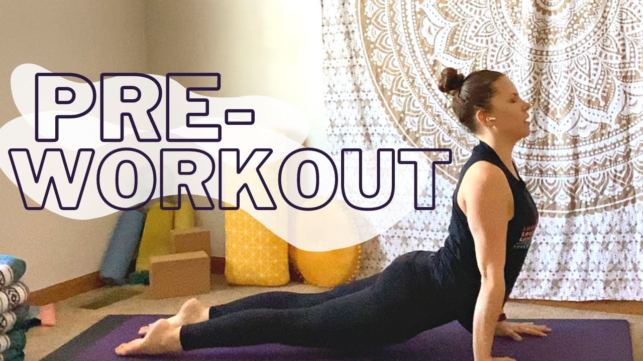 Pre-Workout Yoga Flow 🏃‍♀️ 15-minute yoga to warm up the body before a ...