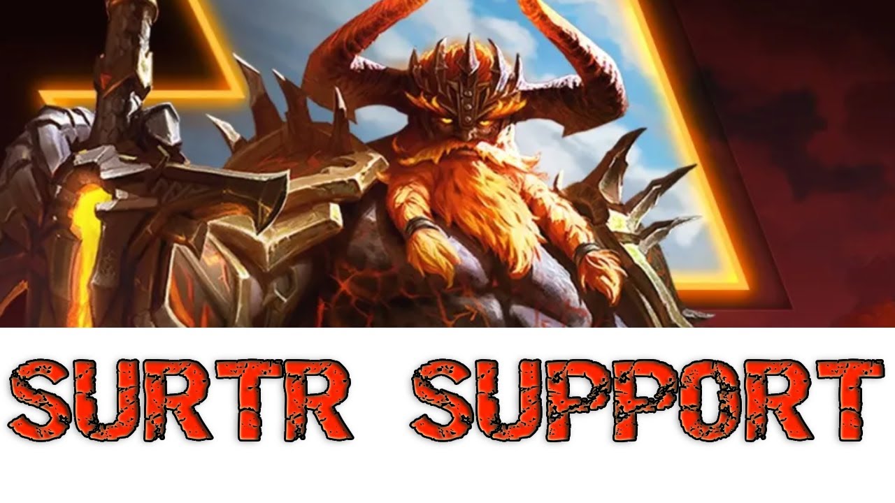 SURTR SUPPORT - TOP DMG - UNIQUE BUILD - Surt one trick - Smite # ...