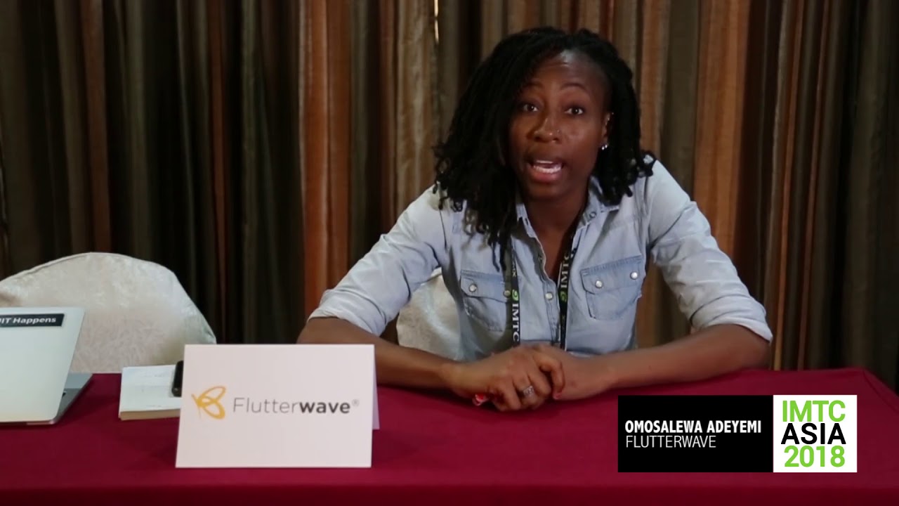 IMTC ASIA 2018 – Omosalewa Adeyemi, Flutterwave - Interview (English) - YouTube