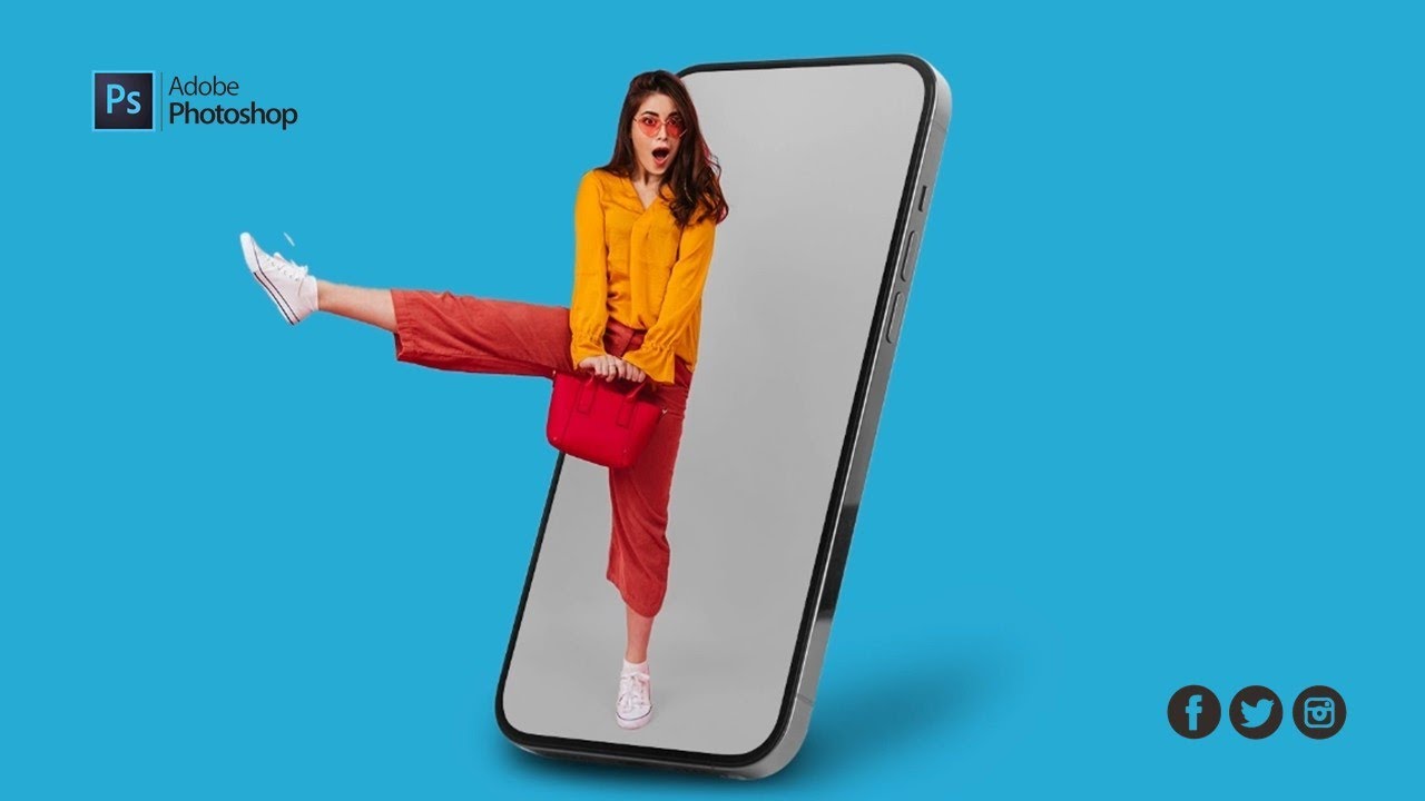 Photoshop Tutorial #7 - 3D POP OUT Effect || #tutorial #design #pop ...