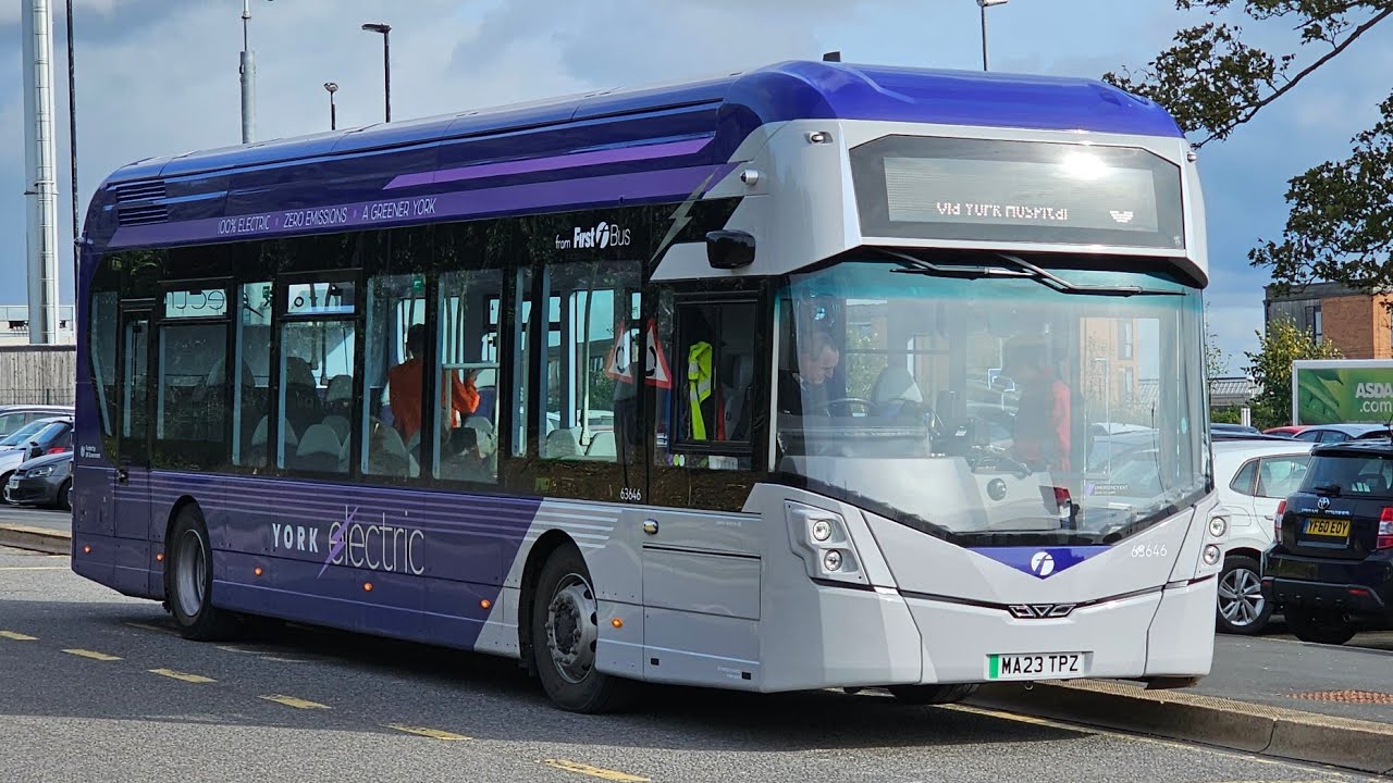 🚍*New Bus* First York 63646 MA23 TPZ GB Kite on Service 6 - YouTube