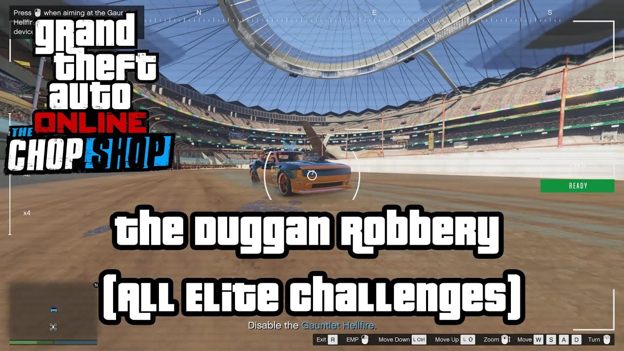 GTA Online : The Duggan Robbery (All Elite Challenges) (PC Playthrough ...