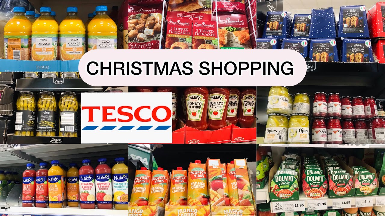 NEW IN THE AISLES OF TESCO LONDON, SHOPPING HAUL, NEW CHRISTMAS FINDS ...