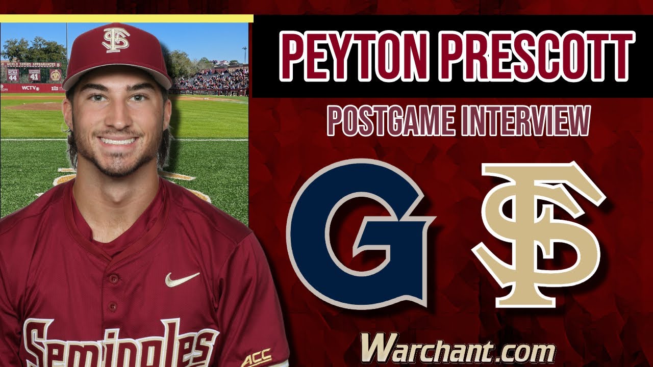 FSU Baseball | Peyton Prescott postgame press conference | Florida ...