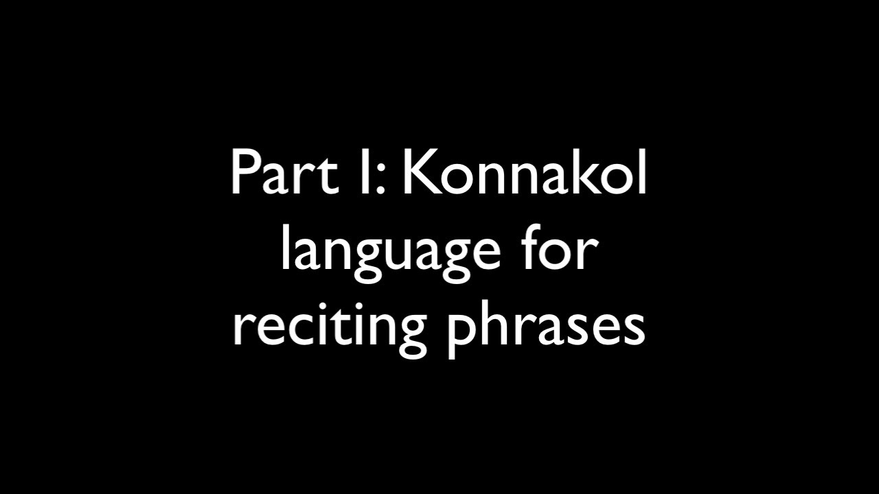 Konnakol 2020 #013: Konnakol language for reciting phrases (konnakol ...