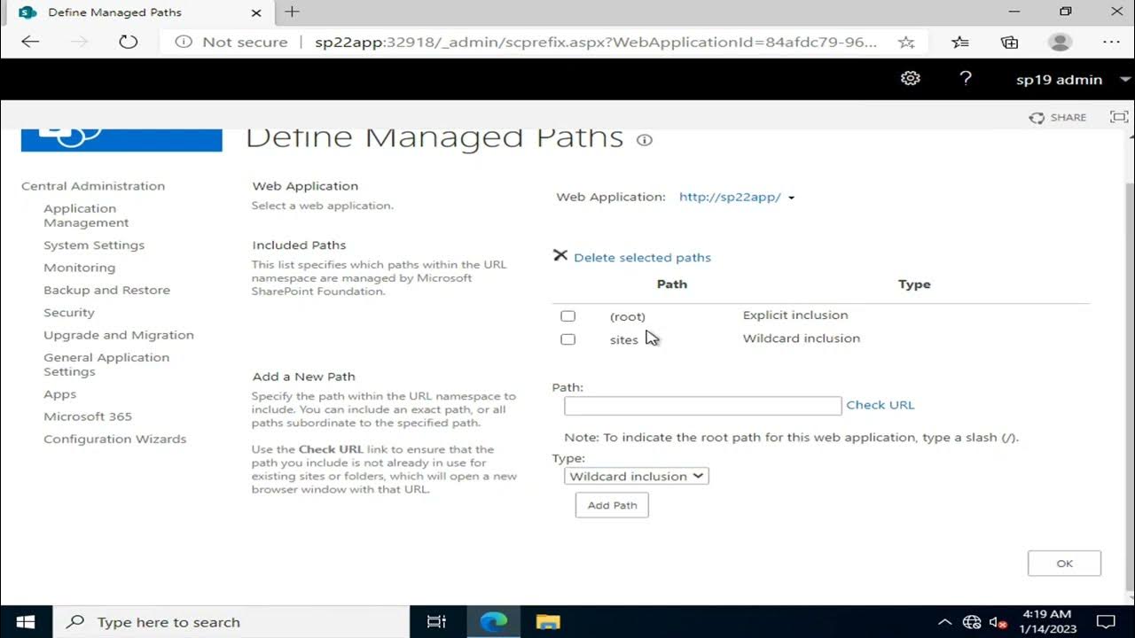SharePoint OnPremise Managed Paths | Sharepoint 2019 & SharePoint 2022 Managed paths @hltf_tech ...