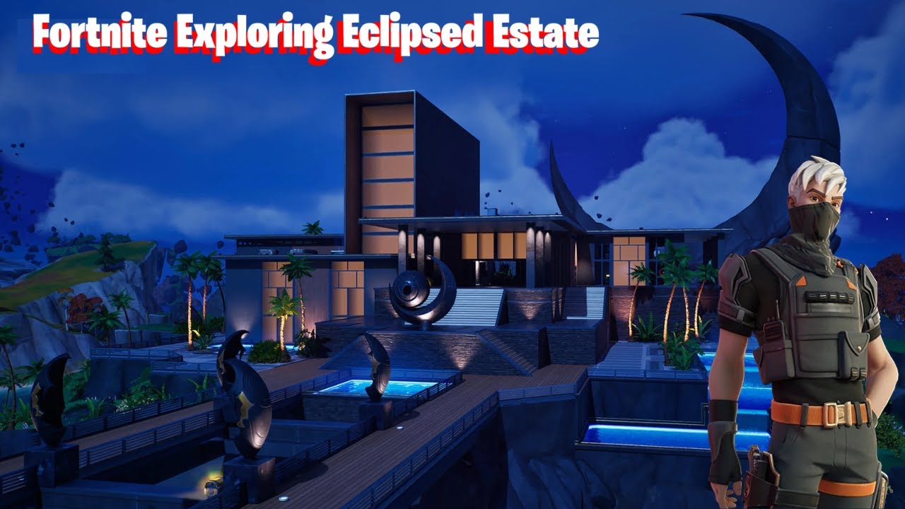 Fortnite Exploring Eclipsed Estate - YouTube